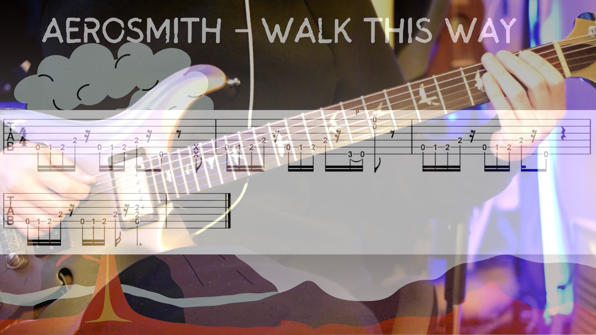 初心者オススメ!「Aerosmith - Walk This Way」の名リフをギターで弾いてみよう![TAB譜、動画あり] | プロスタジオ ...