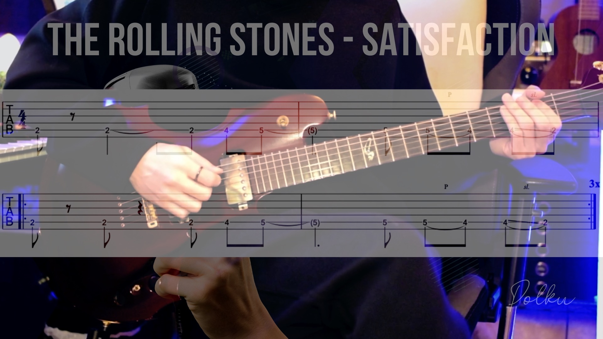 初心者オススメ!「The Rolling Stones - Satisfaction」の名リフをギターで弾いてみよう![TAB譜、動画あり ...