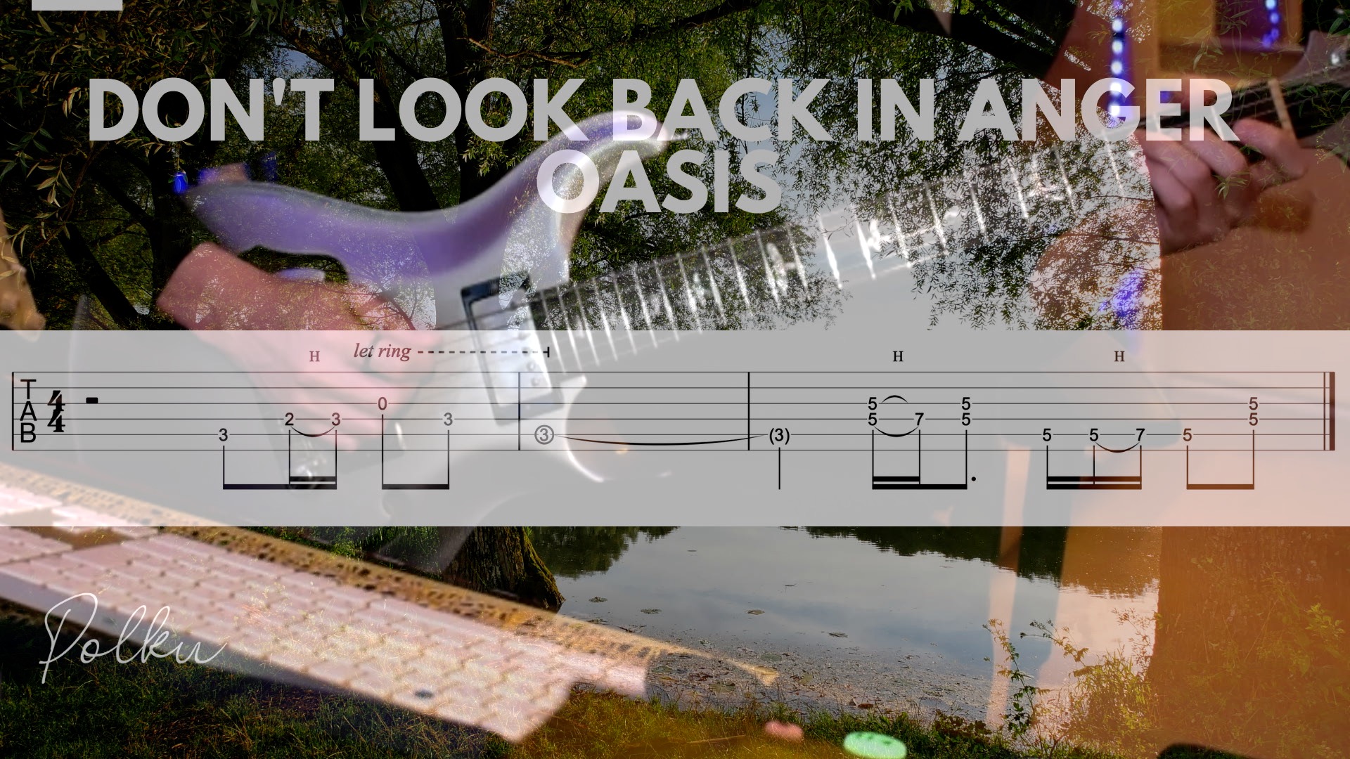 初心者オススメ!「Oasis - Don't Look Back In Anger」のイントロアルペジオを弾いてみよう![TAB譜、動画あり ...