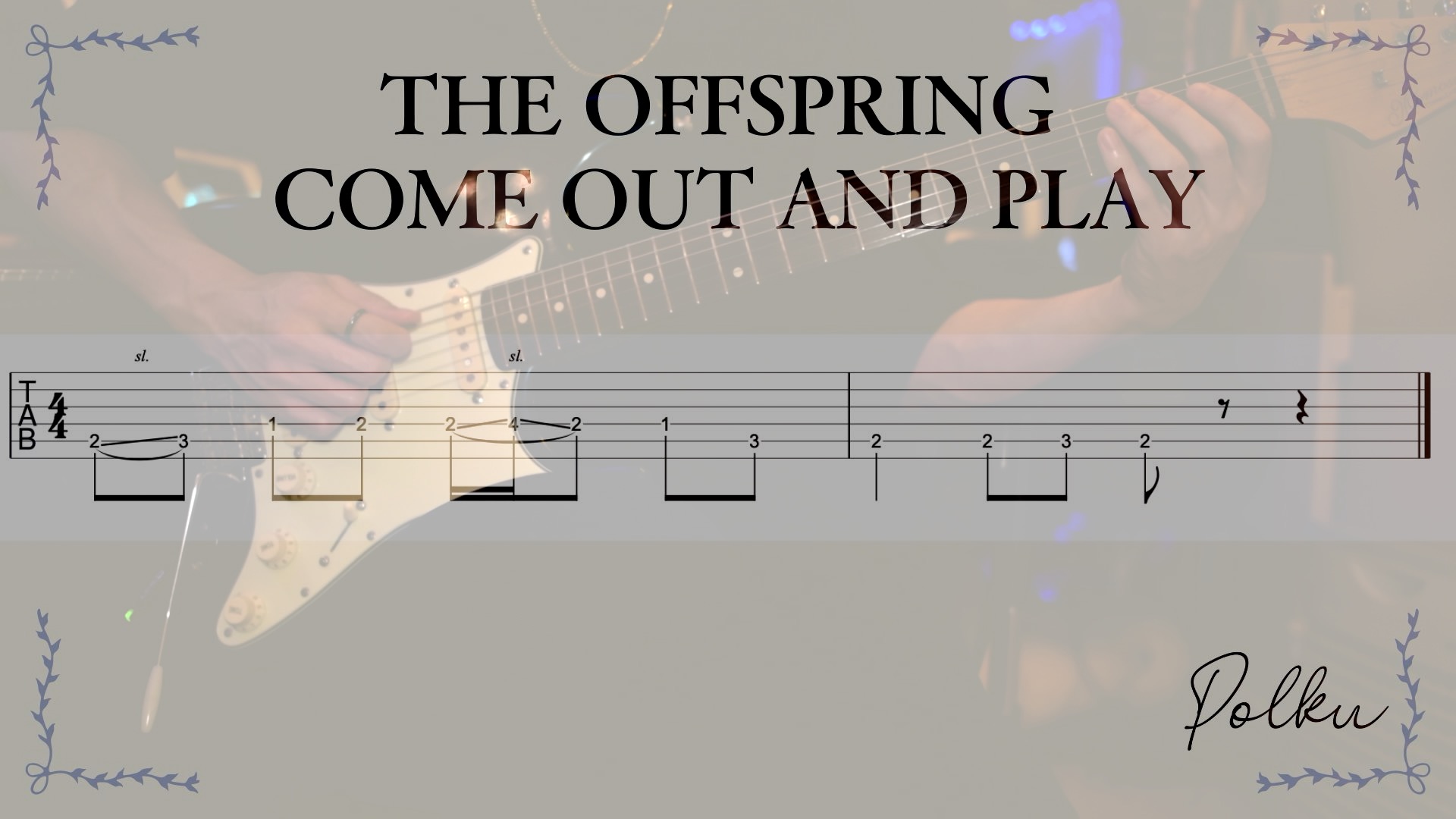 初心者オススメ！「The Offspring - Come Out And Play」のキャッチーで独創的ななギターリフを弾いてみよう ...